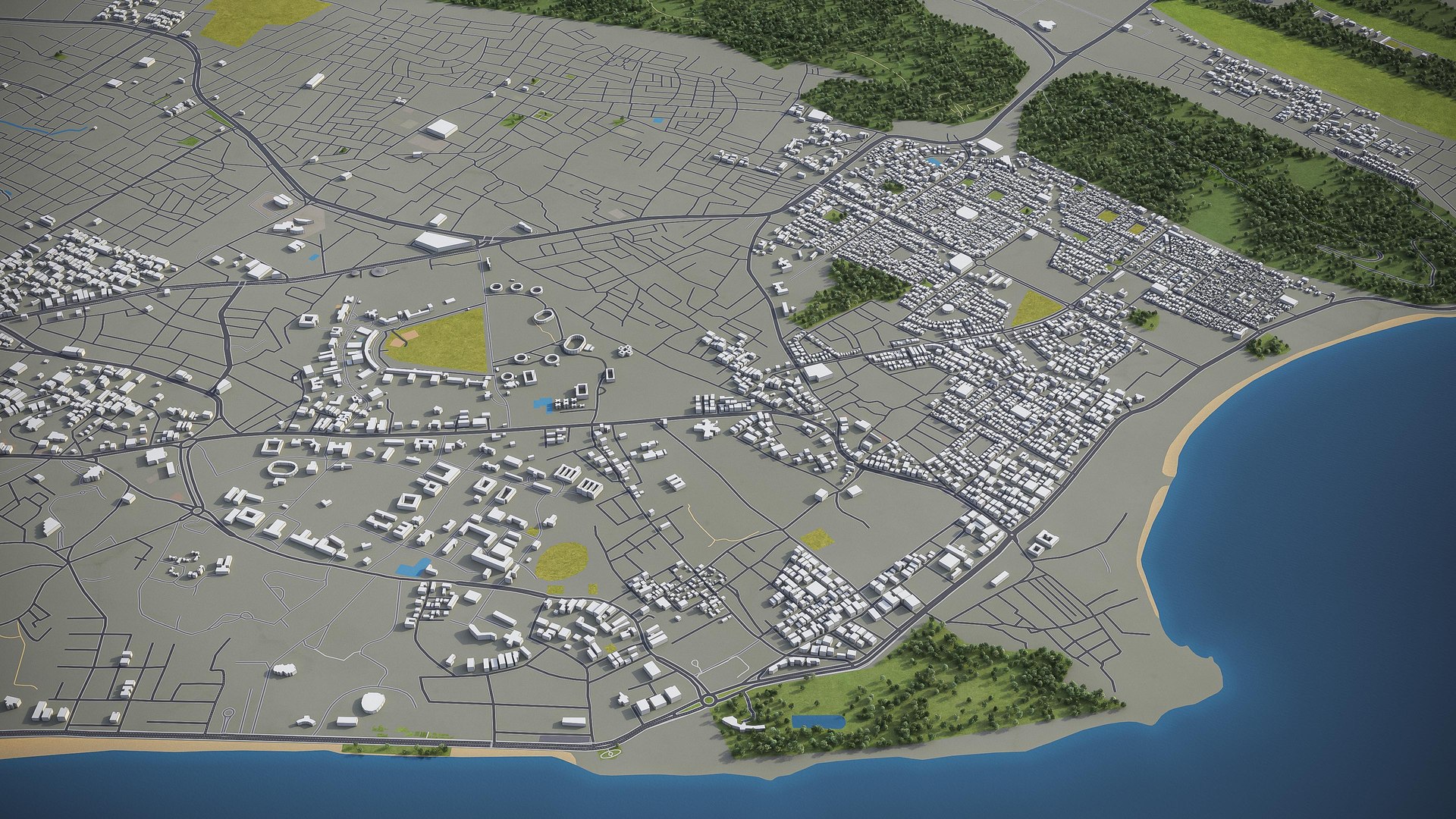 3D Visakhapatnam Surrounding - - TurboSquid 1511401