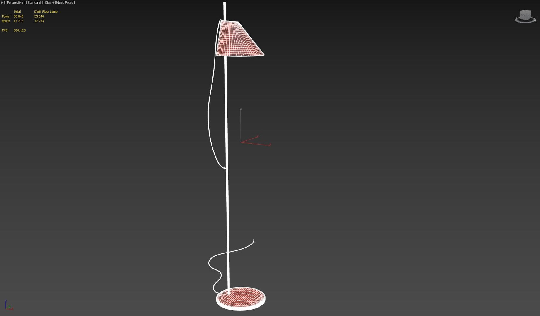 Dwr floor lamp 3D - TurboSquid 1607577