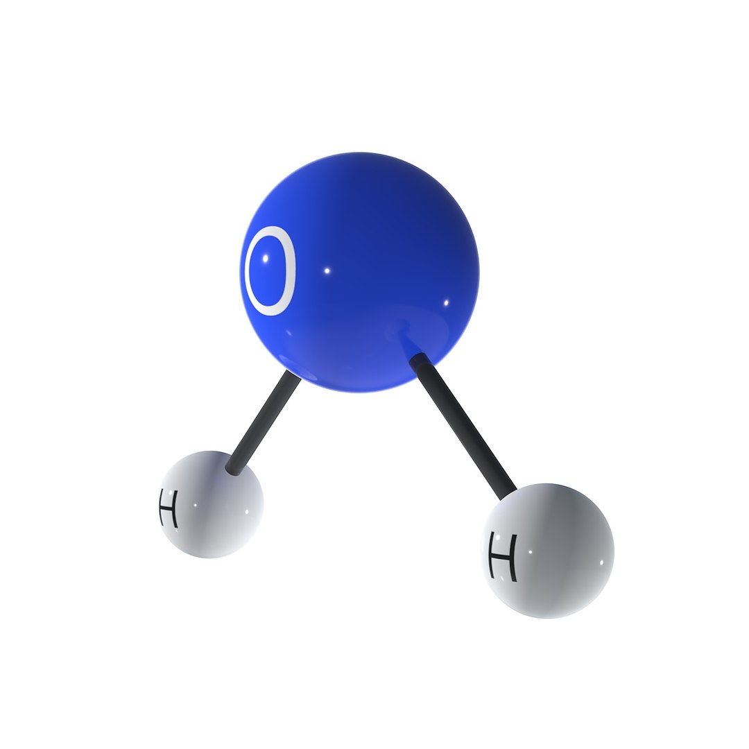 3D Water Molecule Model - TurboSquid 1294002