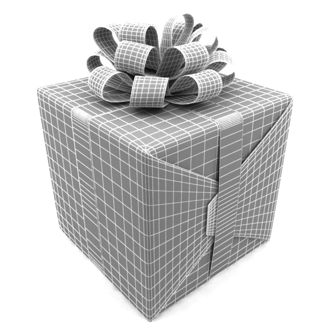 3d Gift Box Model