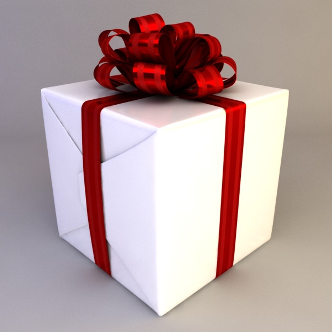 3d Gift Box Model