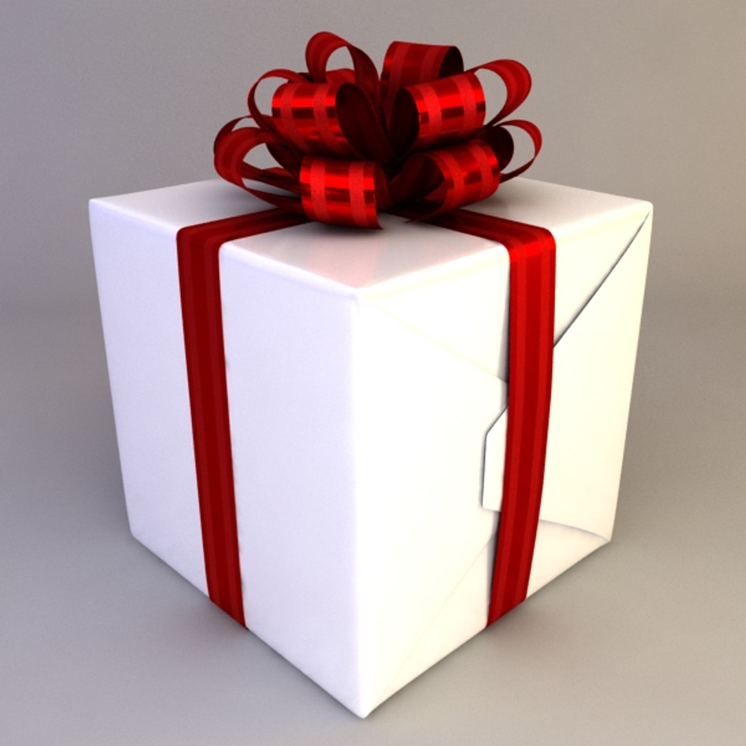 3d Gift Box Model