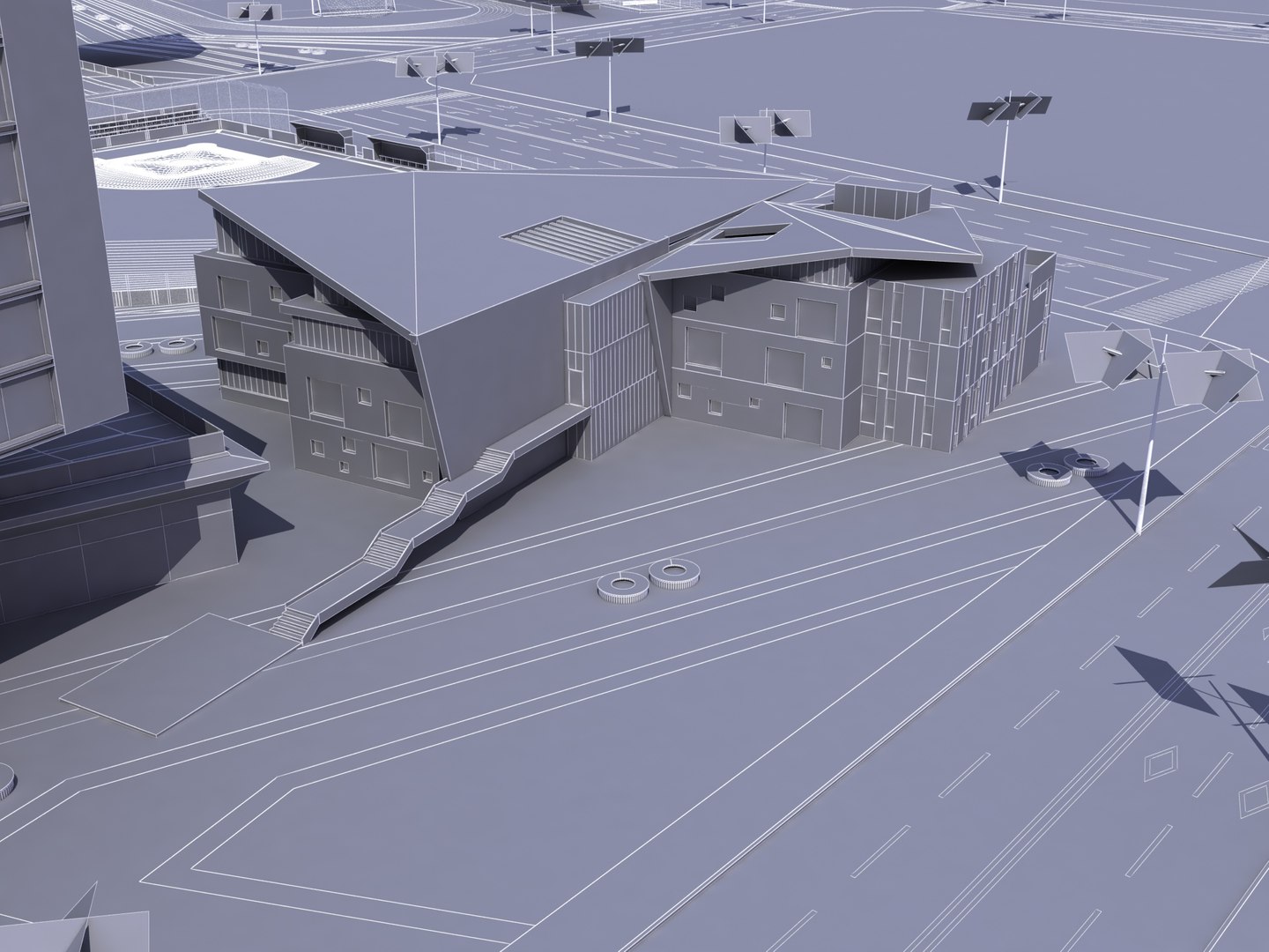 School 1 3D model - TurboSquid 1726422