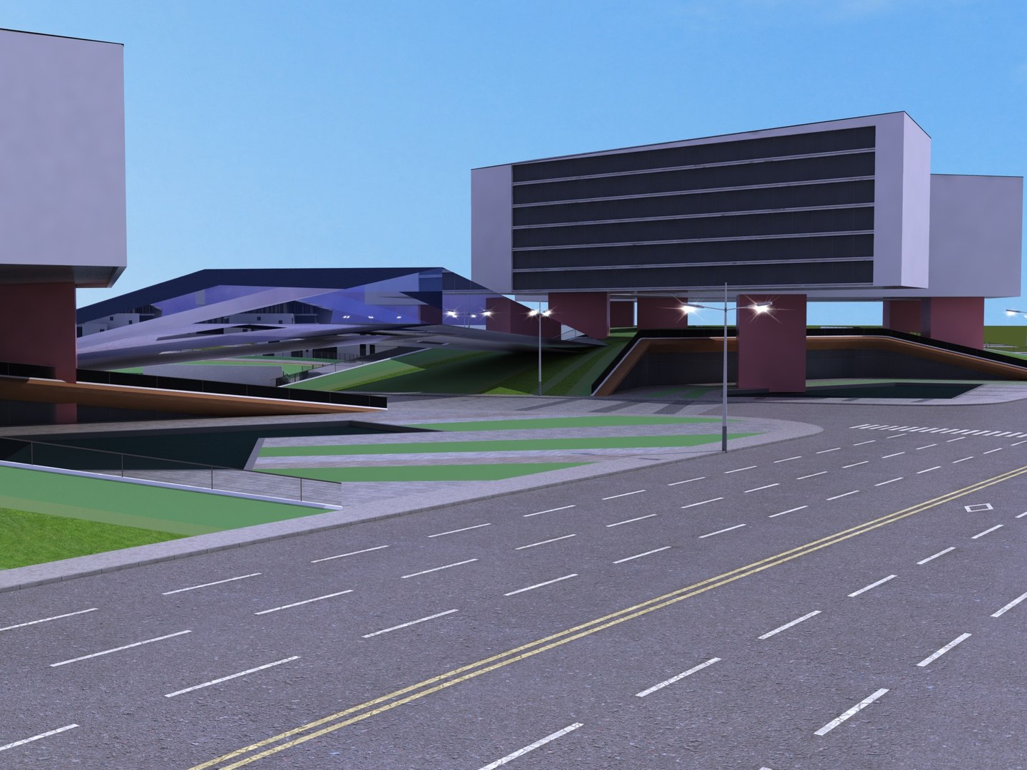 School 1 3D model - TurboSquid 1726422