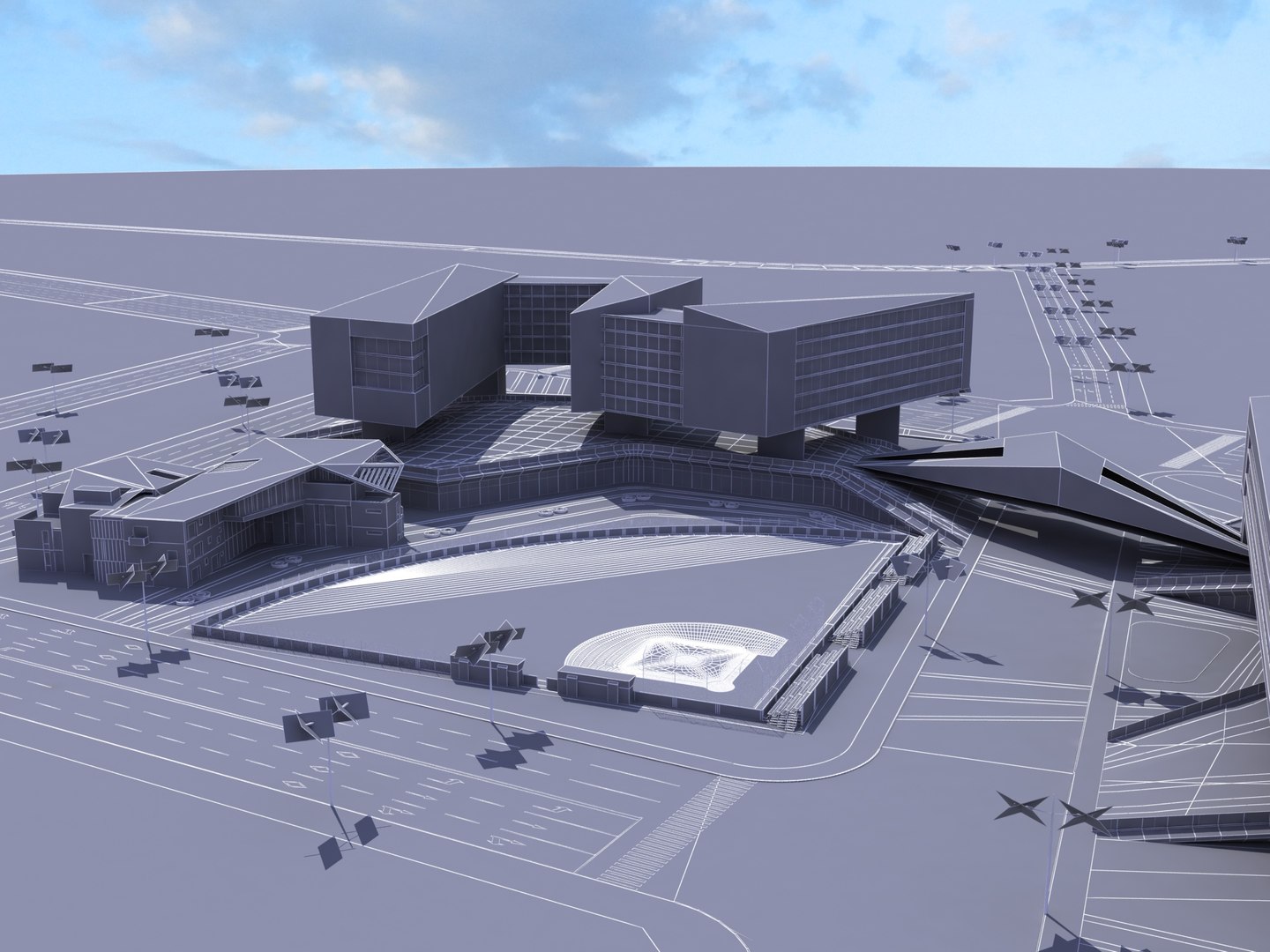 School 1 3D model - TurboSquid 1726422