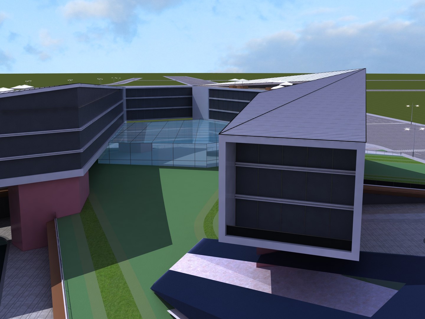 School 1 3D model - TurboSquid 1726422