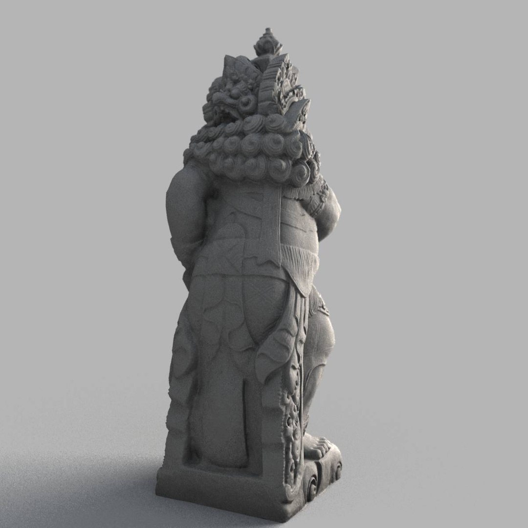 Bali Sculpture 3d Model