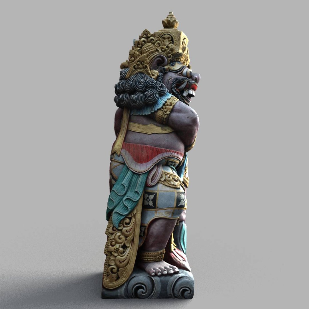 Bali Sculpture 3d Model