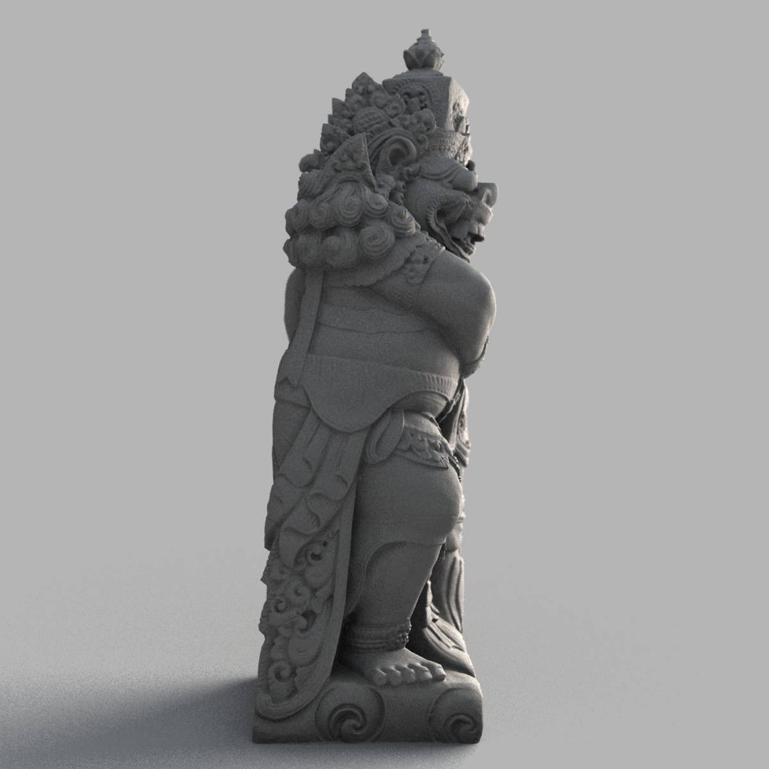 Bali Sculpture 3d Model