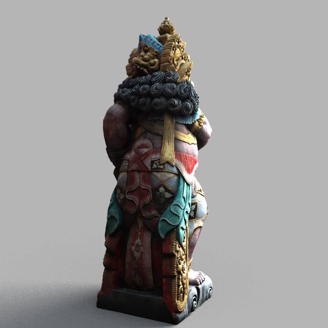 Bali Sculpture 3d Model