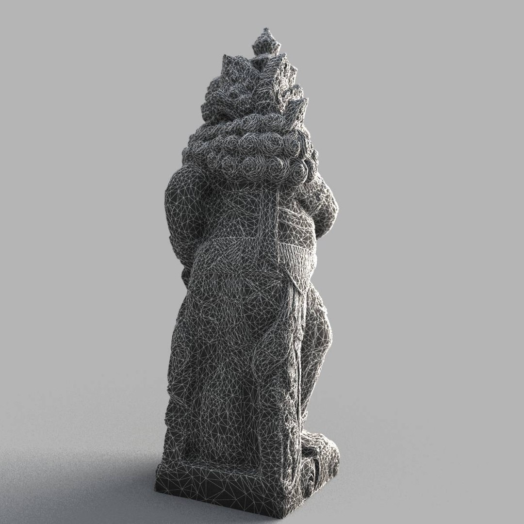 Bali Sculpture 3d Model