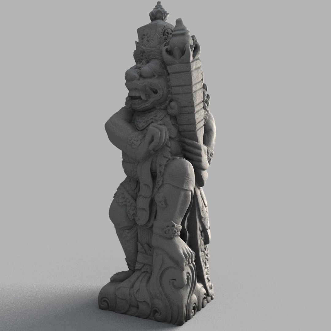 Bali Sculpture 3d Model