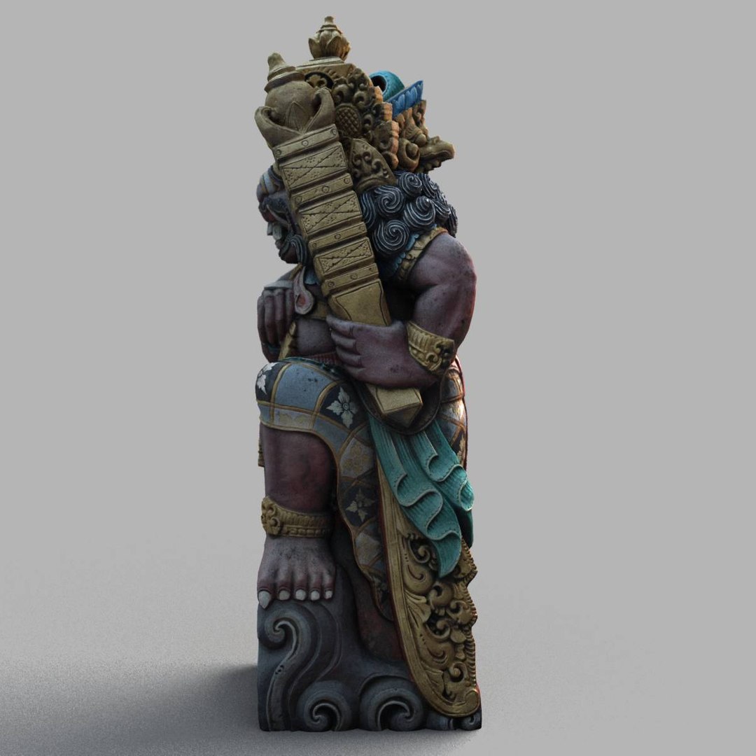 Bali Sculpture 3d Model