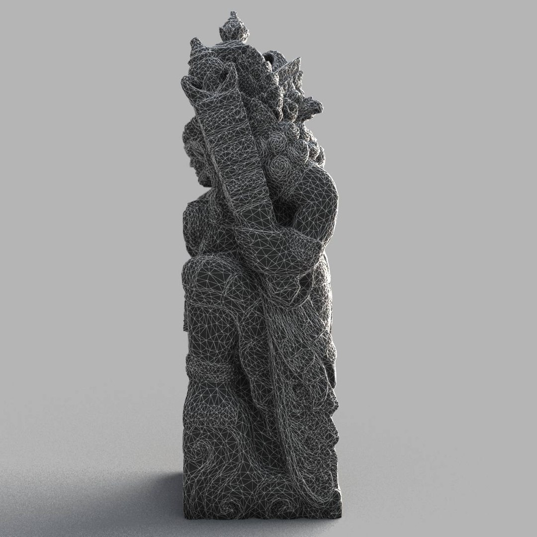 Bali Sculpture 3d Model