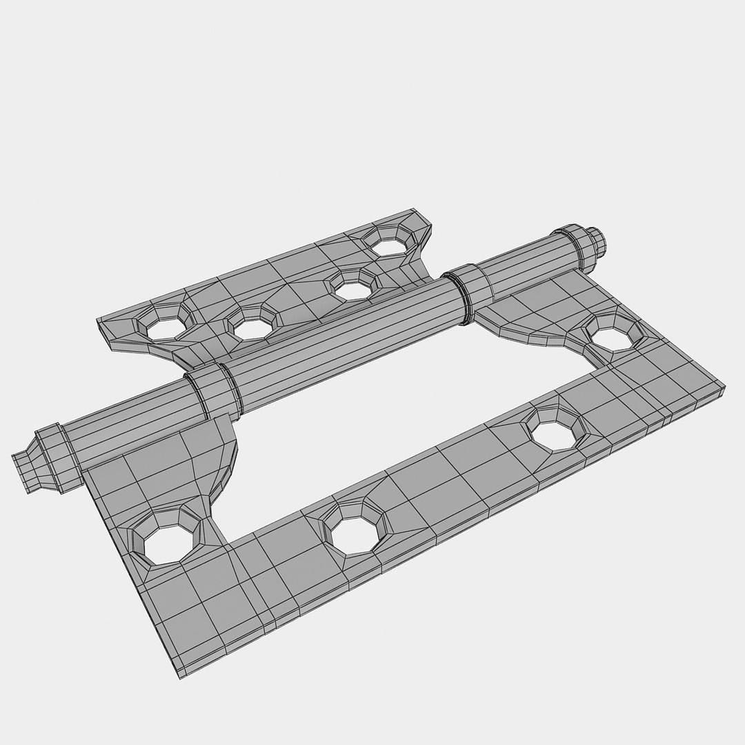 Door Hinges 3d Model