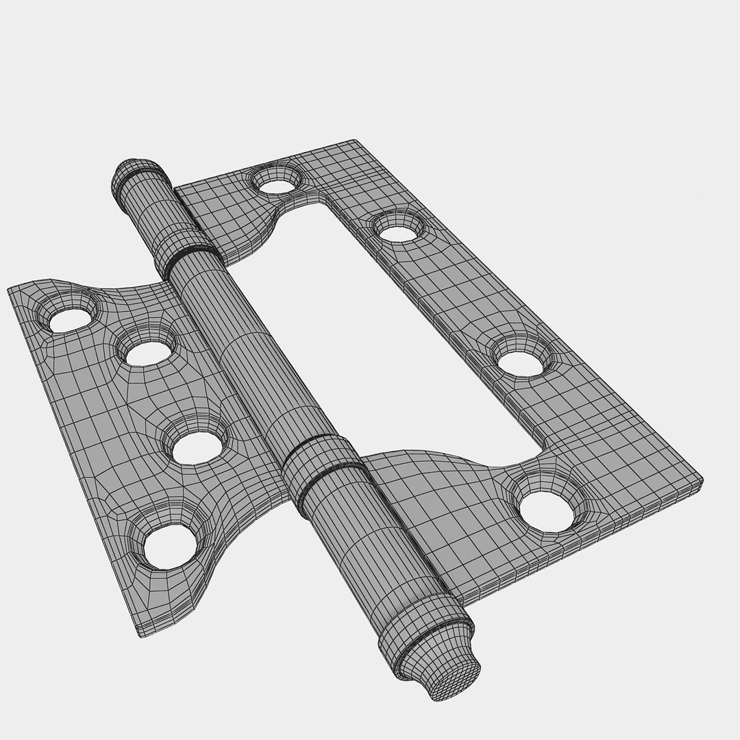 Door Hinges 3d Model