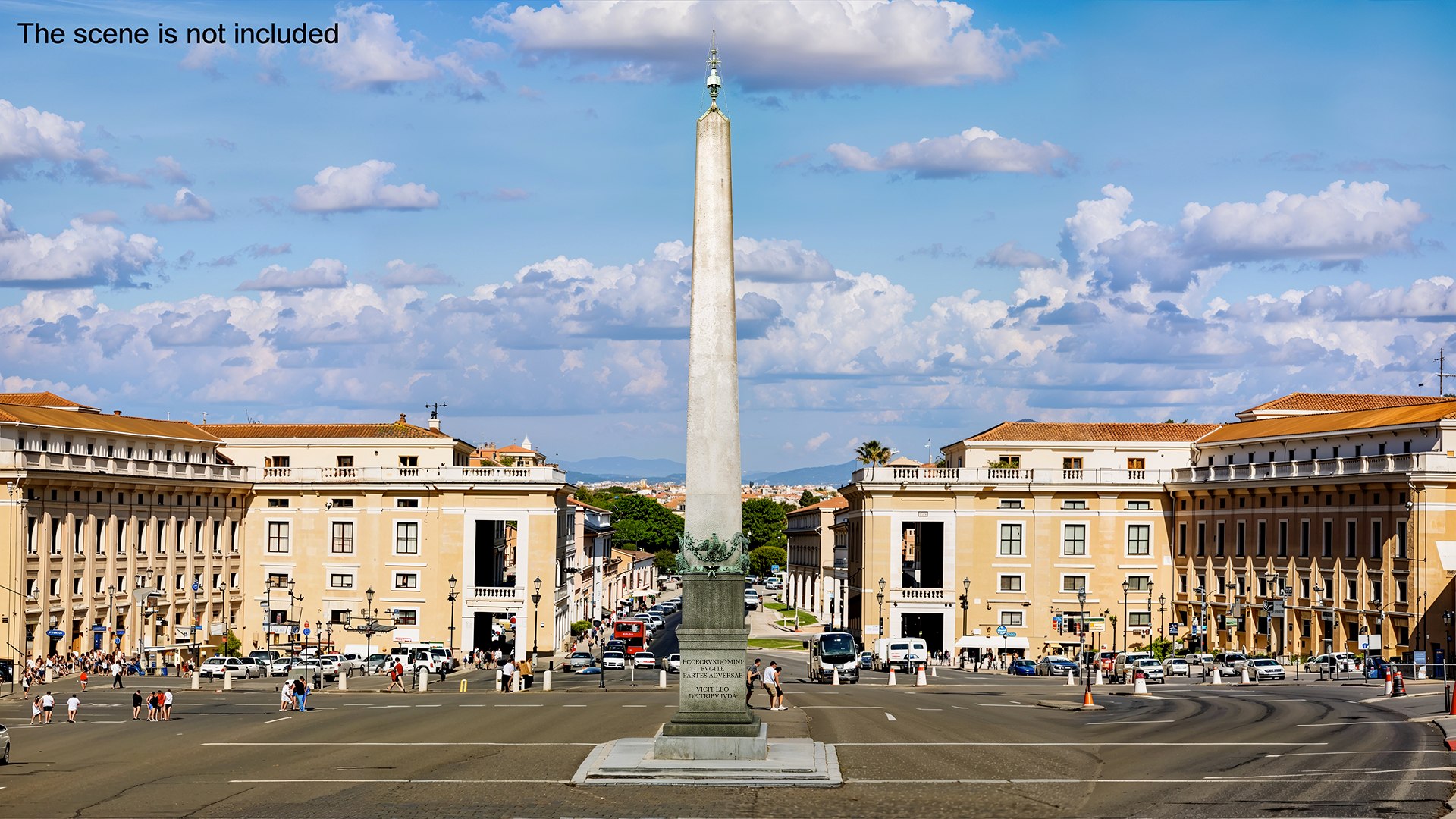 3D Model Vatican City Obelisk - TurboSquid 2352672