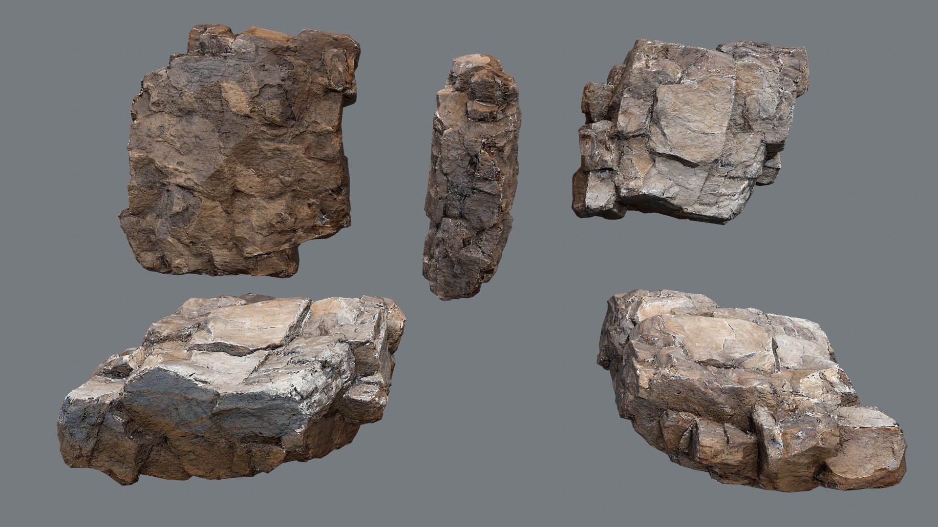 3D Desert Rocks - TurboSquid 2187350