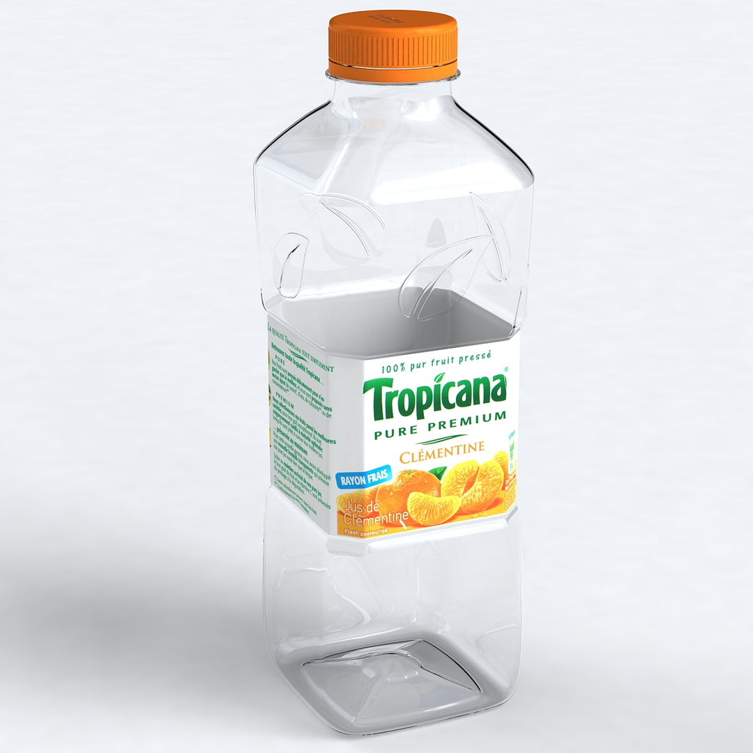 3dsmax tropicana bottle