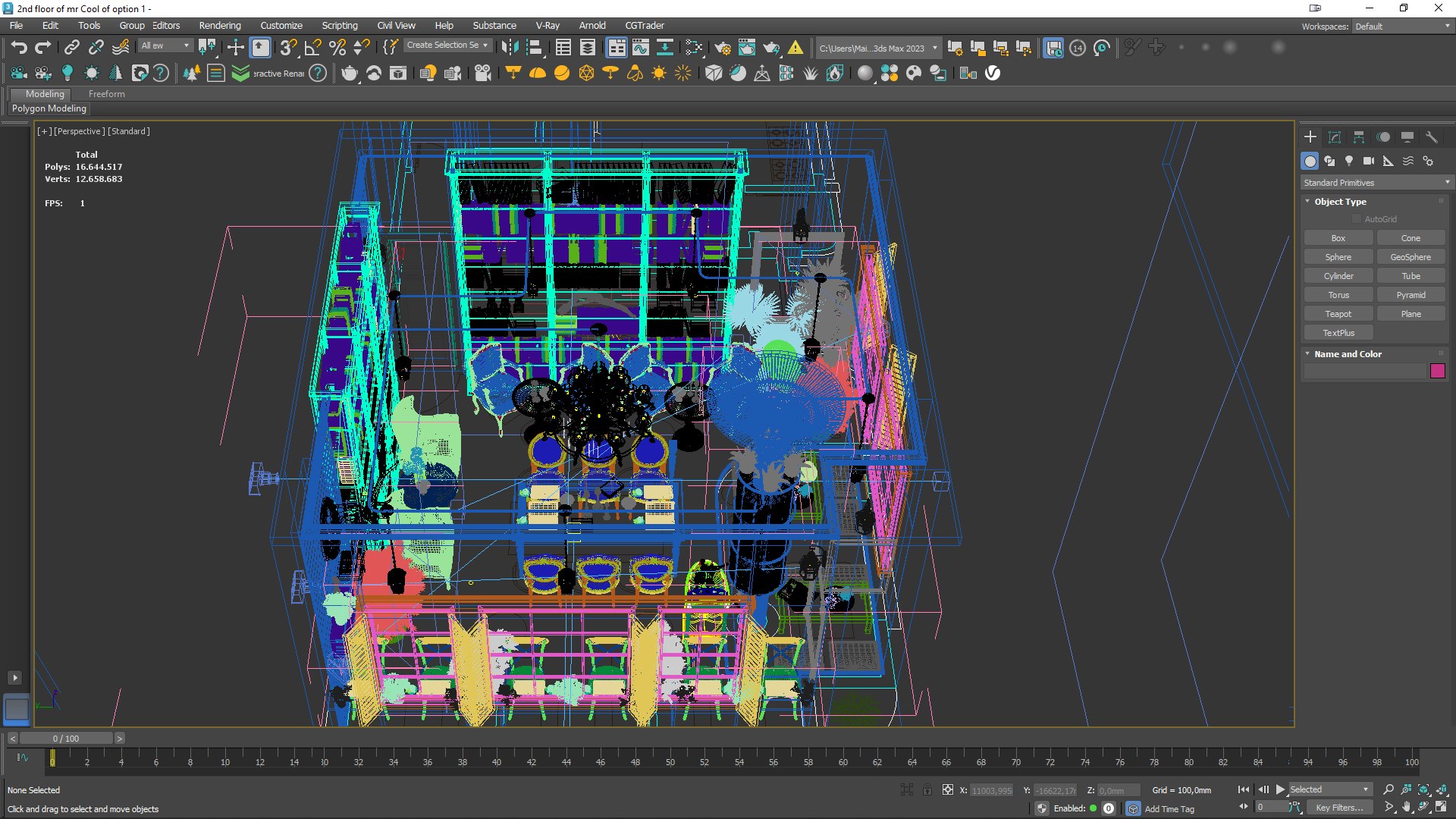 3D Classic Office - 2nd Floor Of Mr Cool Of Option 1 - Titan6 - MAX FBX OBJ SKP DEA Simlab Model ...