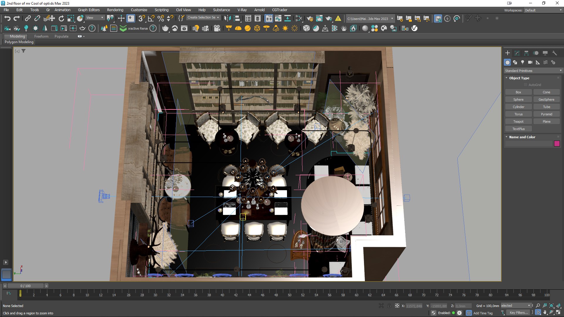 3D Classic Office - 2nd Floor Of Mr Cool Of Option 1 - Titan6 - MAX FBX OBJ SKP DEA Simlab Model ...