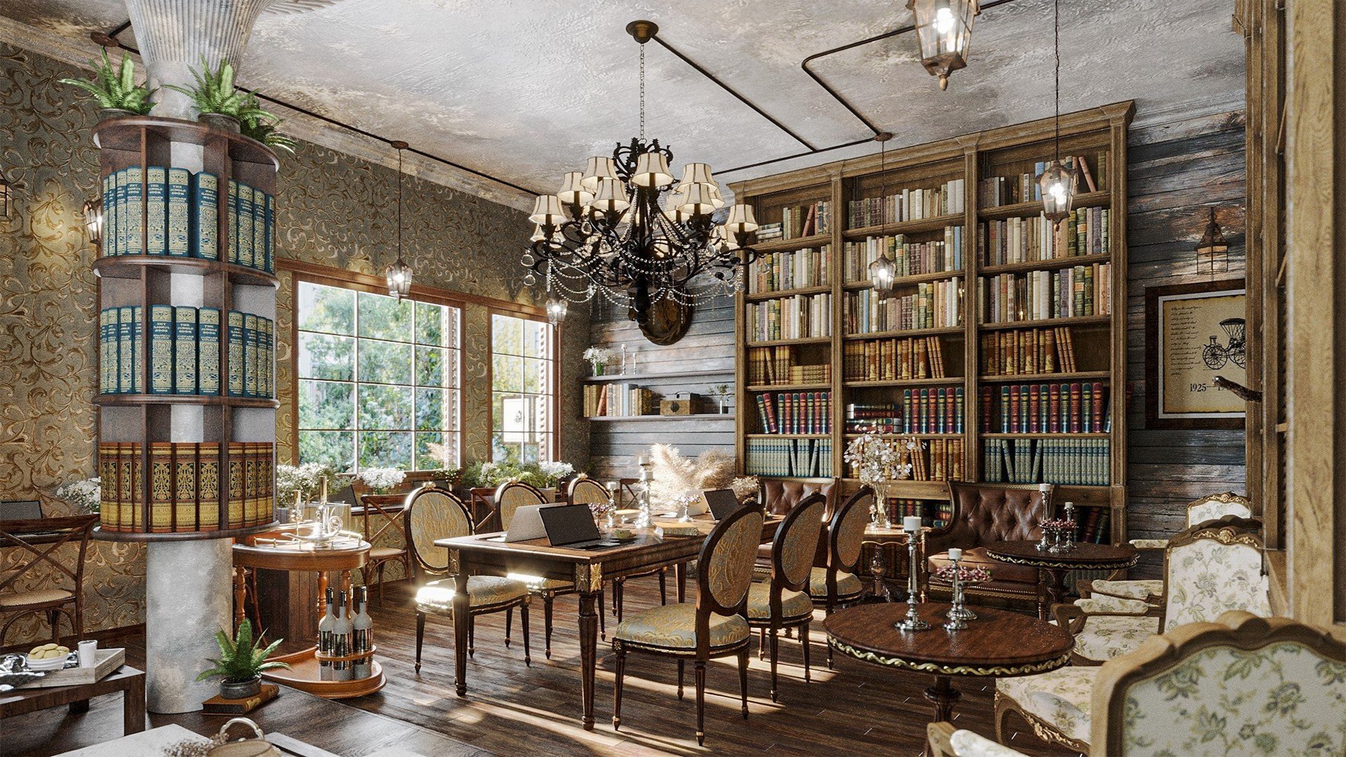 3D Classic Office - 2nd Floor Of Mr Cool Of Option 1 - Titan6 - MAX FBX ...