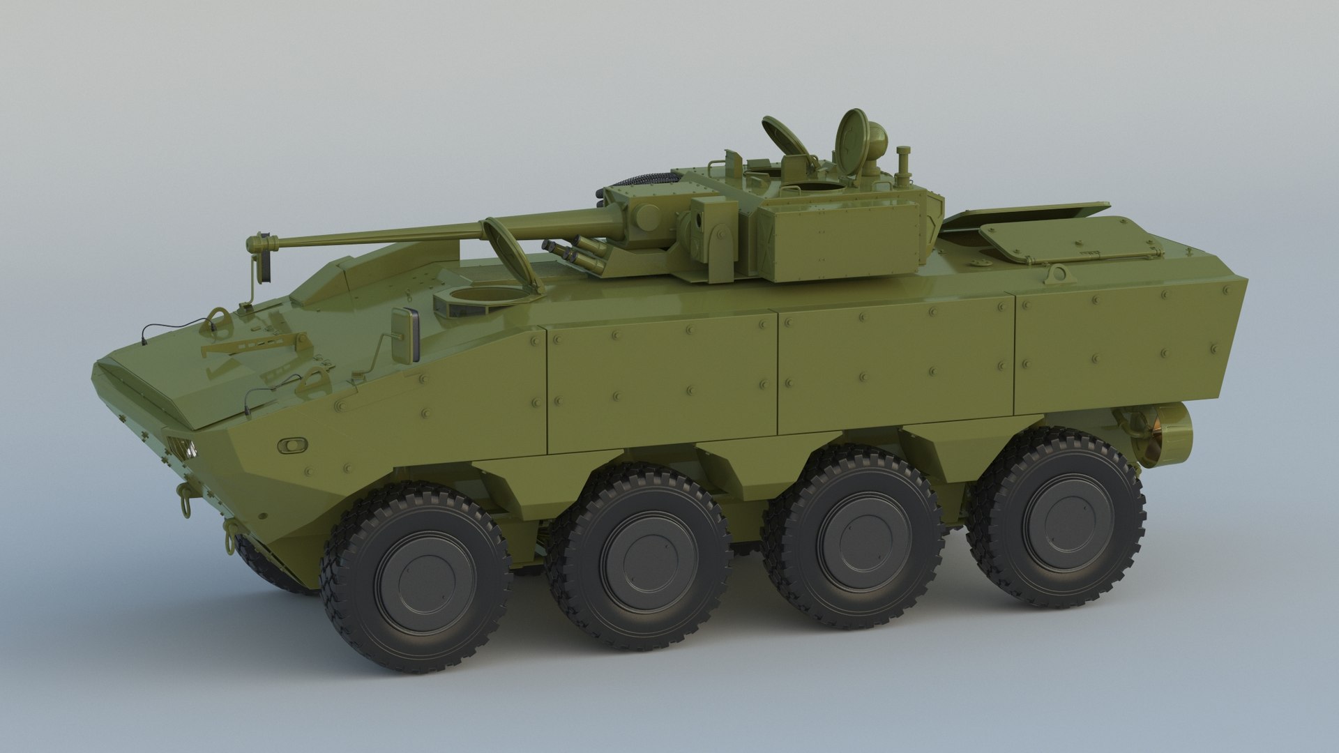 Iveco SuperAV 8x8 Armored Vehicle 3D model - TurboSquid 1922043