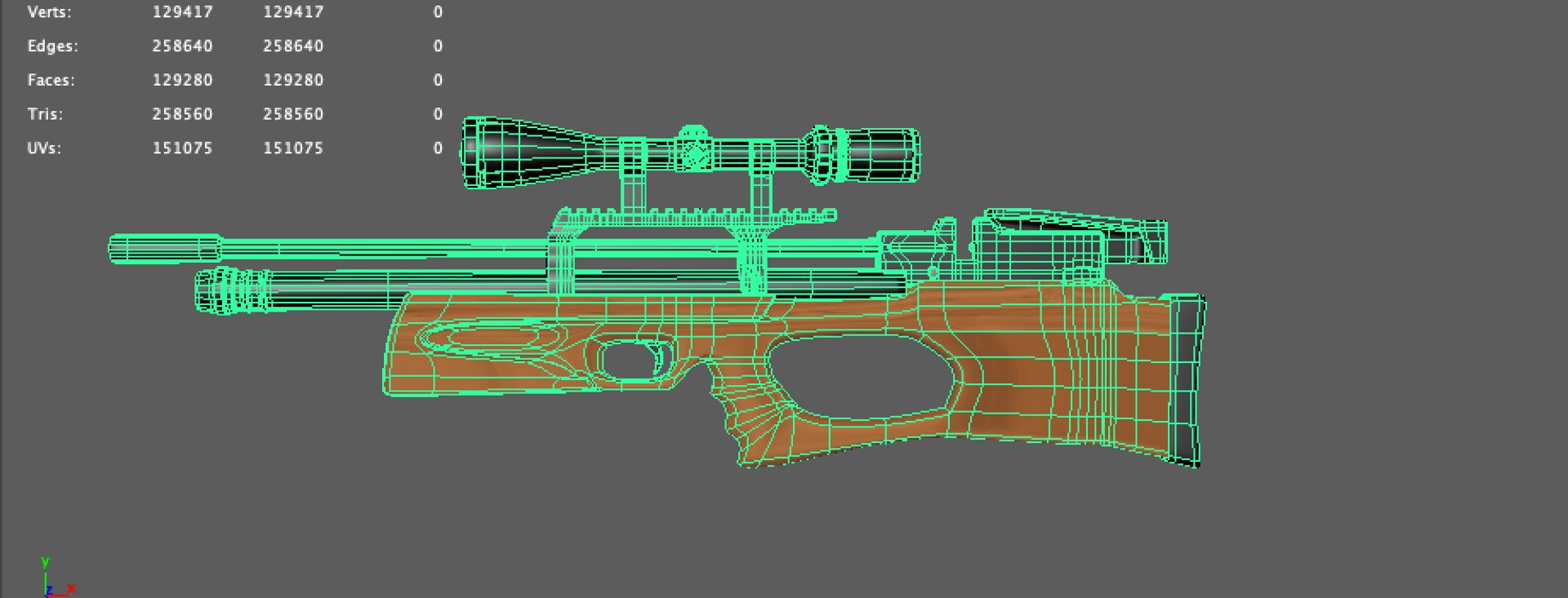 Kral Rifle 3D Model - TurboSquid 1712459