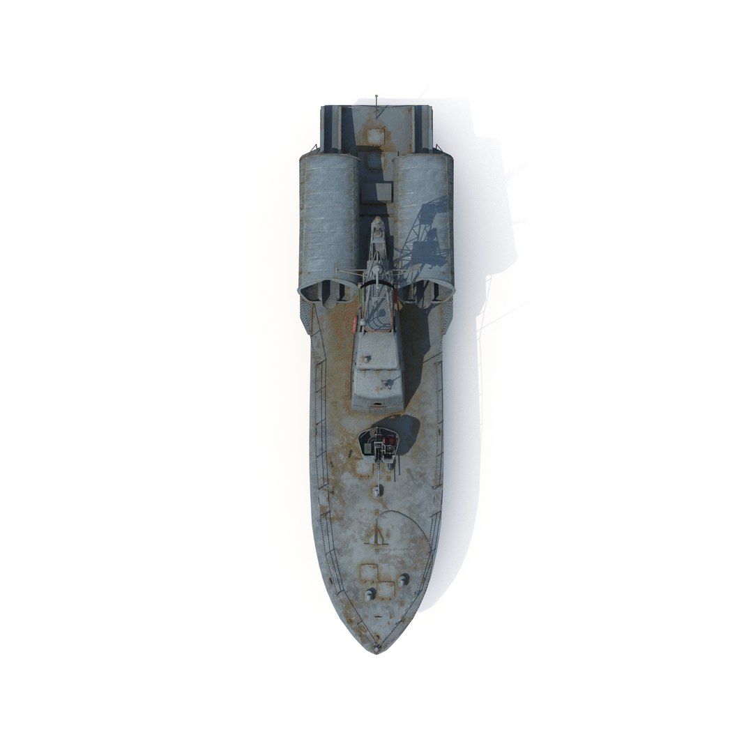 Project 183-R Missile Boat 3D - TurboSquid 1987312