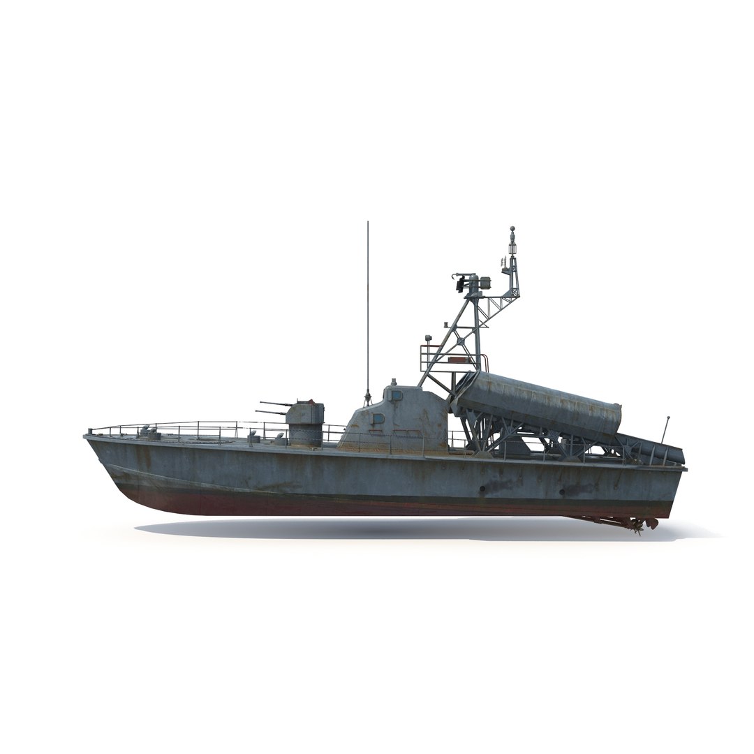 Project 183-R Missile Boat 3D - TurboSquid 1987312