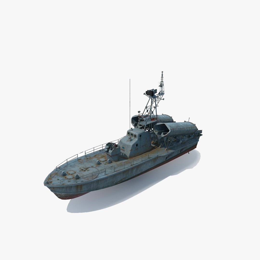 3D модель Project 183-R missile boat - TurboSquid 1987312