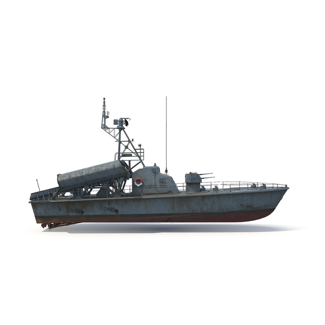 Project 183-R Missile Boat 3D - TurboSquid 1987312