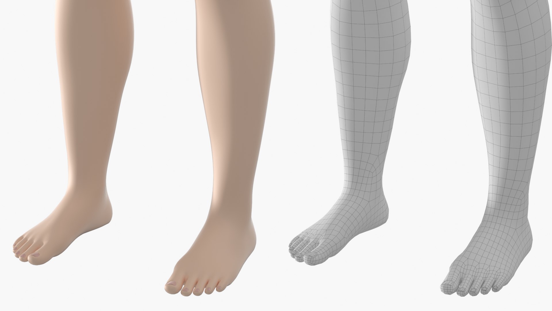 3D Natural Female 01 A-Pose Base Mesh Model - TurboSquid 2169936