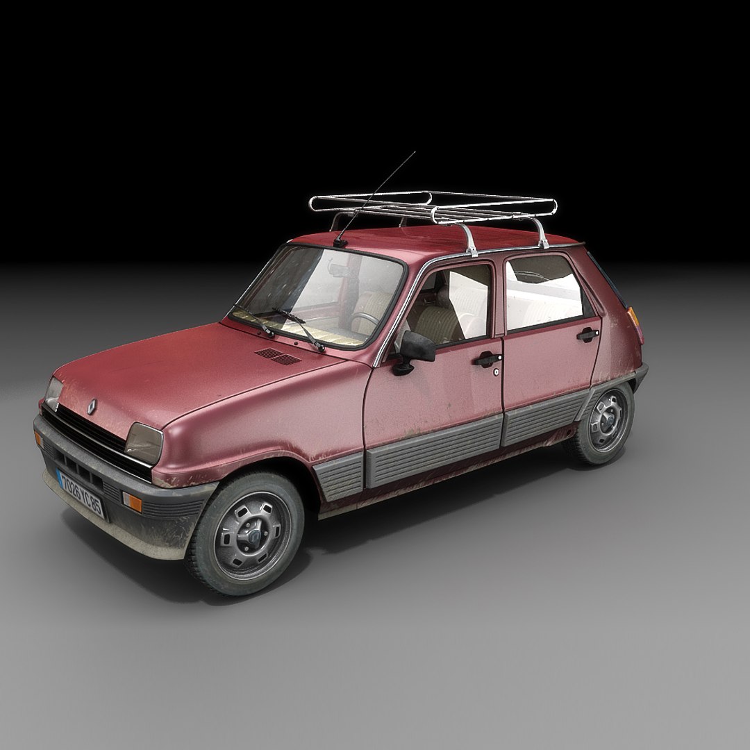 Vintage Car 3d Model