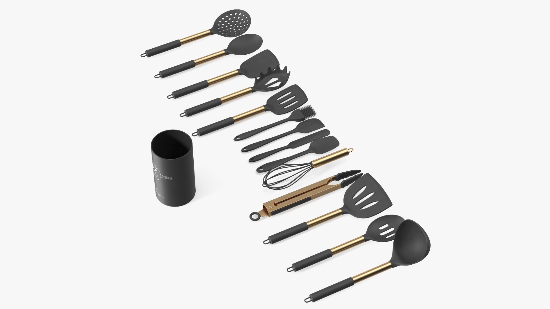 Kitchen Utensils Bronze 3D model - TurboSquid 2003421