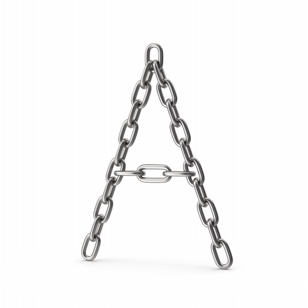 3D Chain Letter A - TurboSquid 2021988
