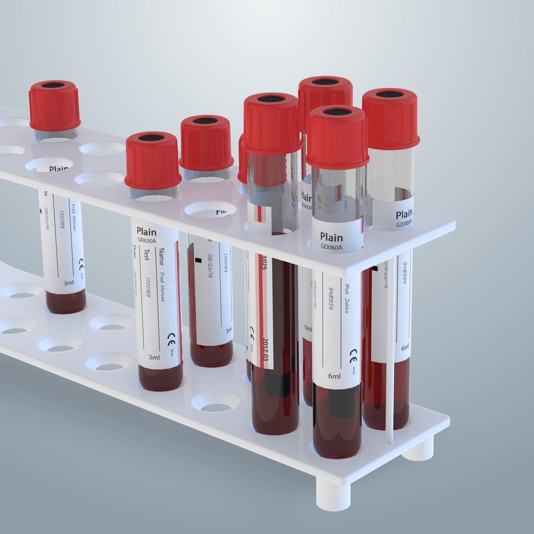 3D Lab Sample Tubes Model - TurboSquid 1150696