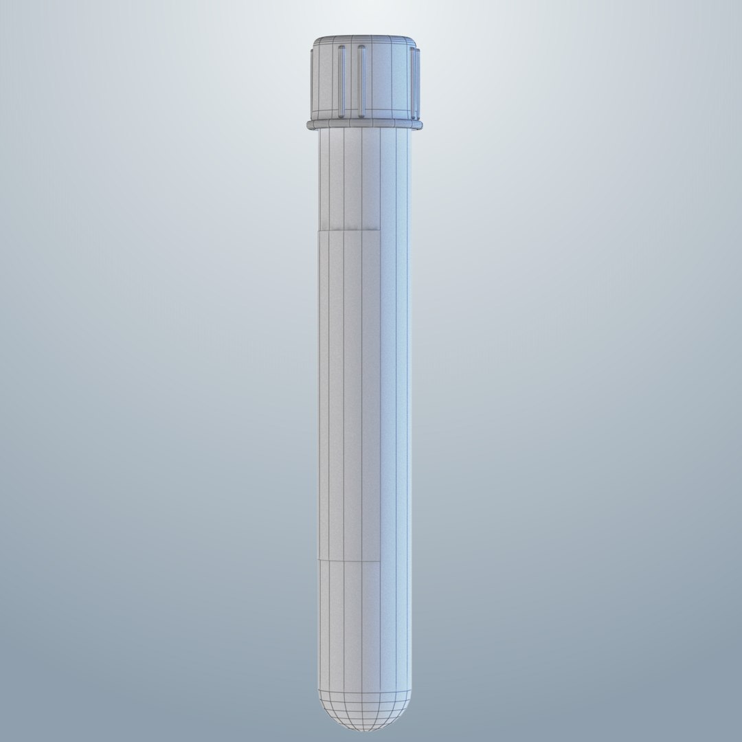 3D lab sample tubes model - TurboSquid 1150696