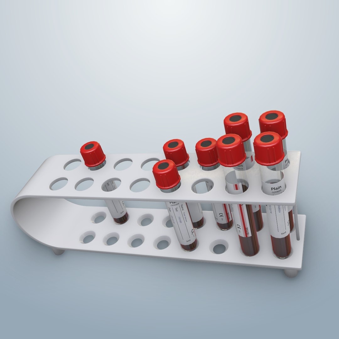 3D Lab Sample Tubes Model - TurboSquid 1150696