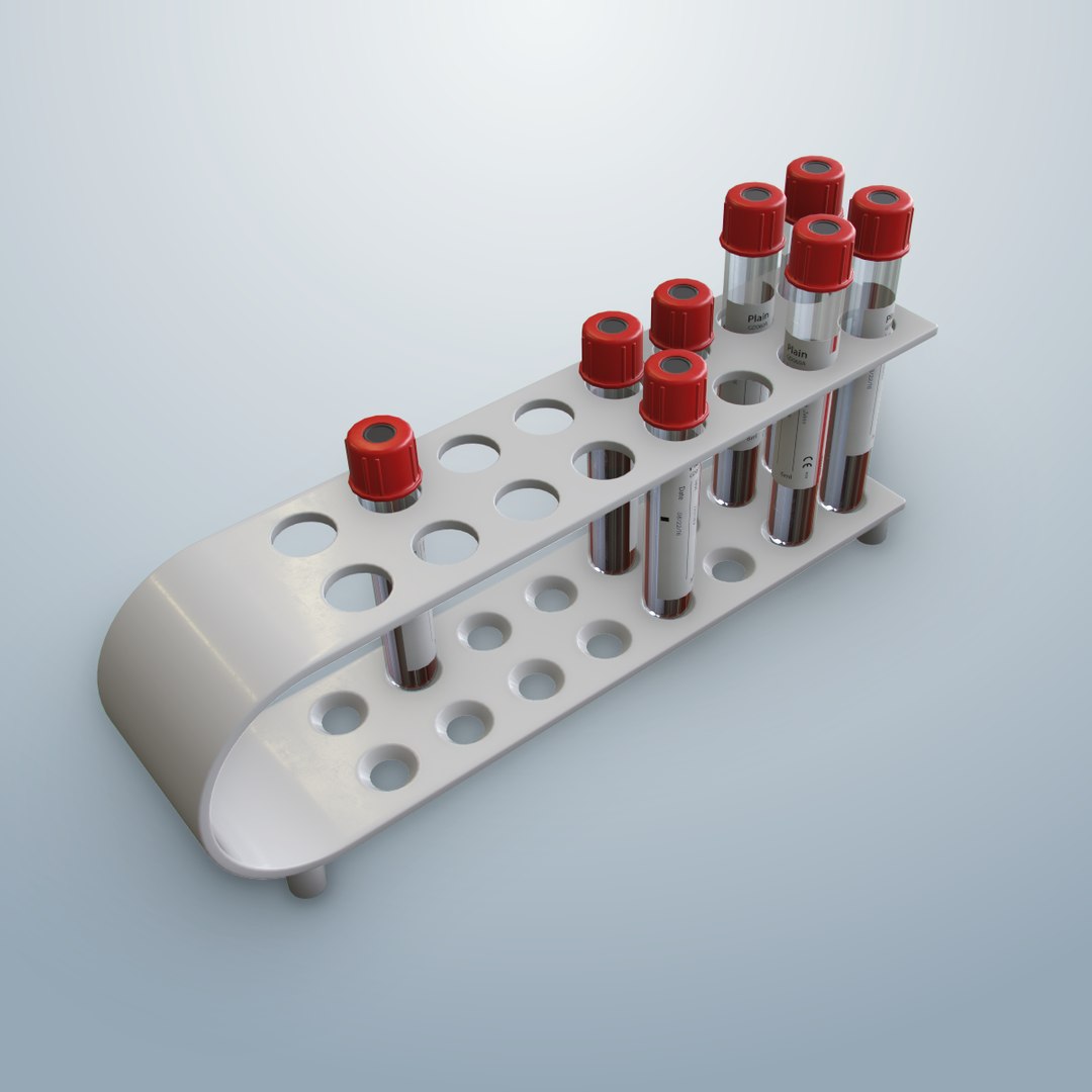 3D Lab Sample Tubes Model - TurboSquid 1150696