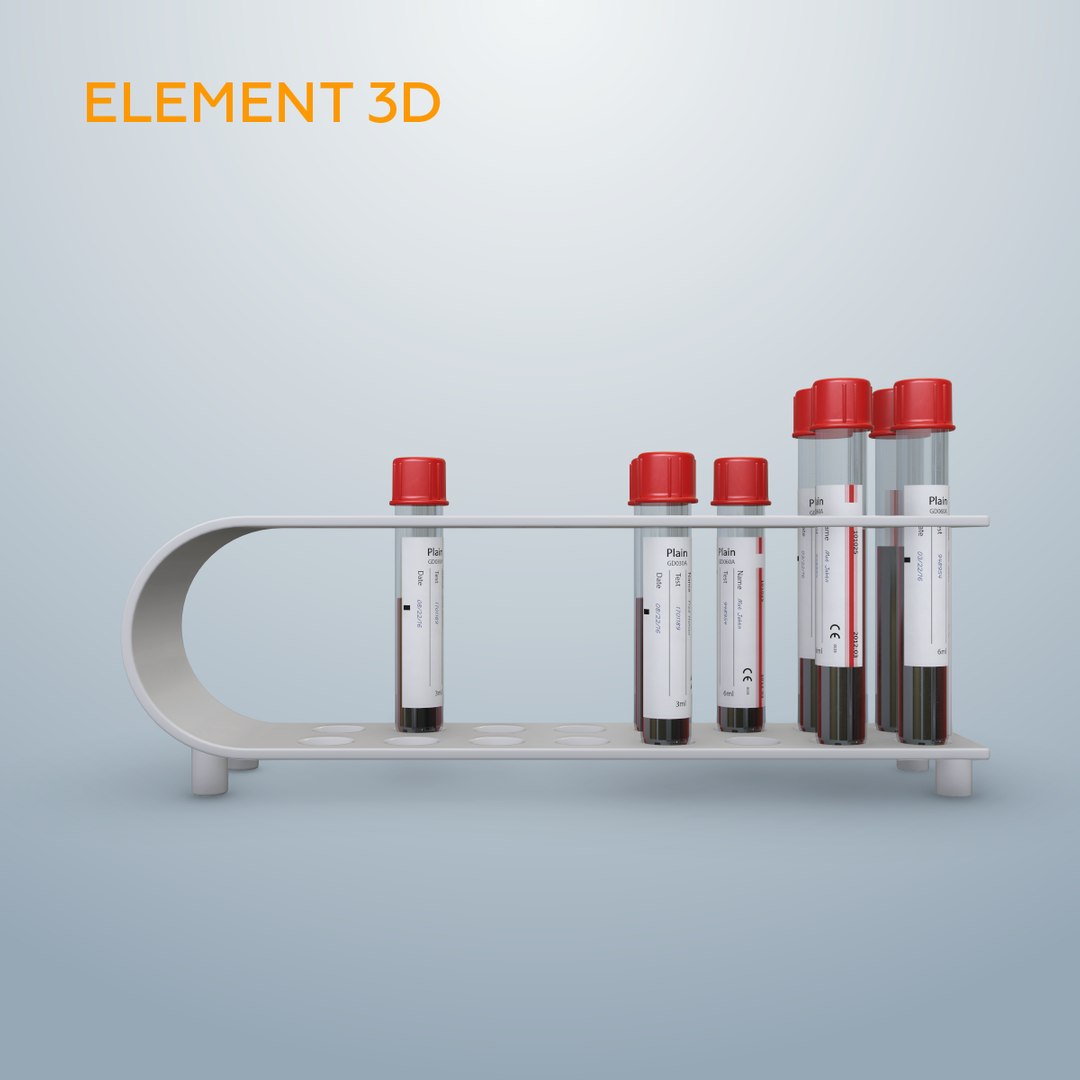 3D Lab Sample Tubes Model - TurboSquid 1150696