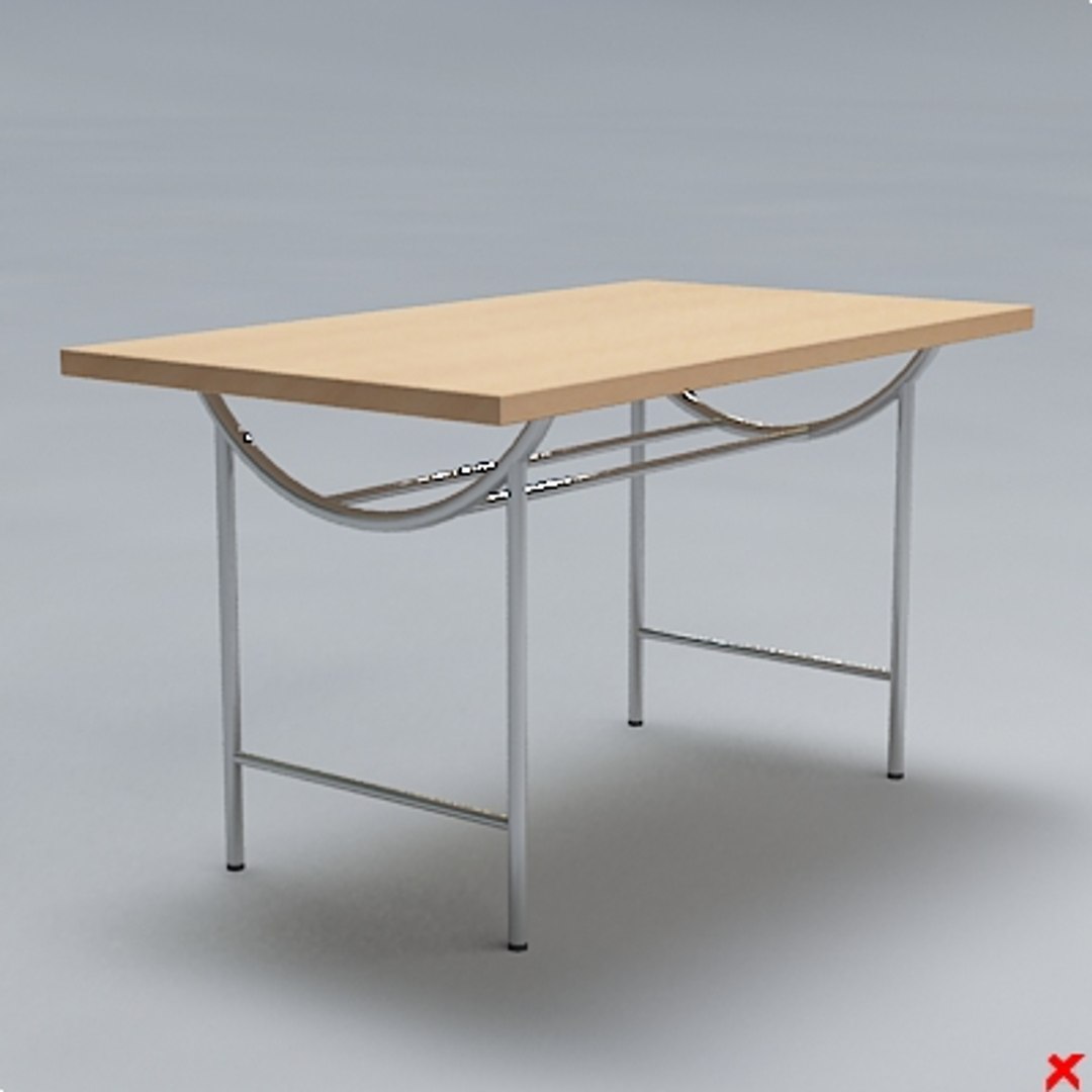 Free Table Kitchen 3d Model