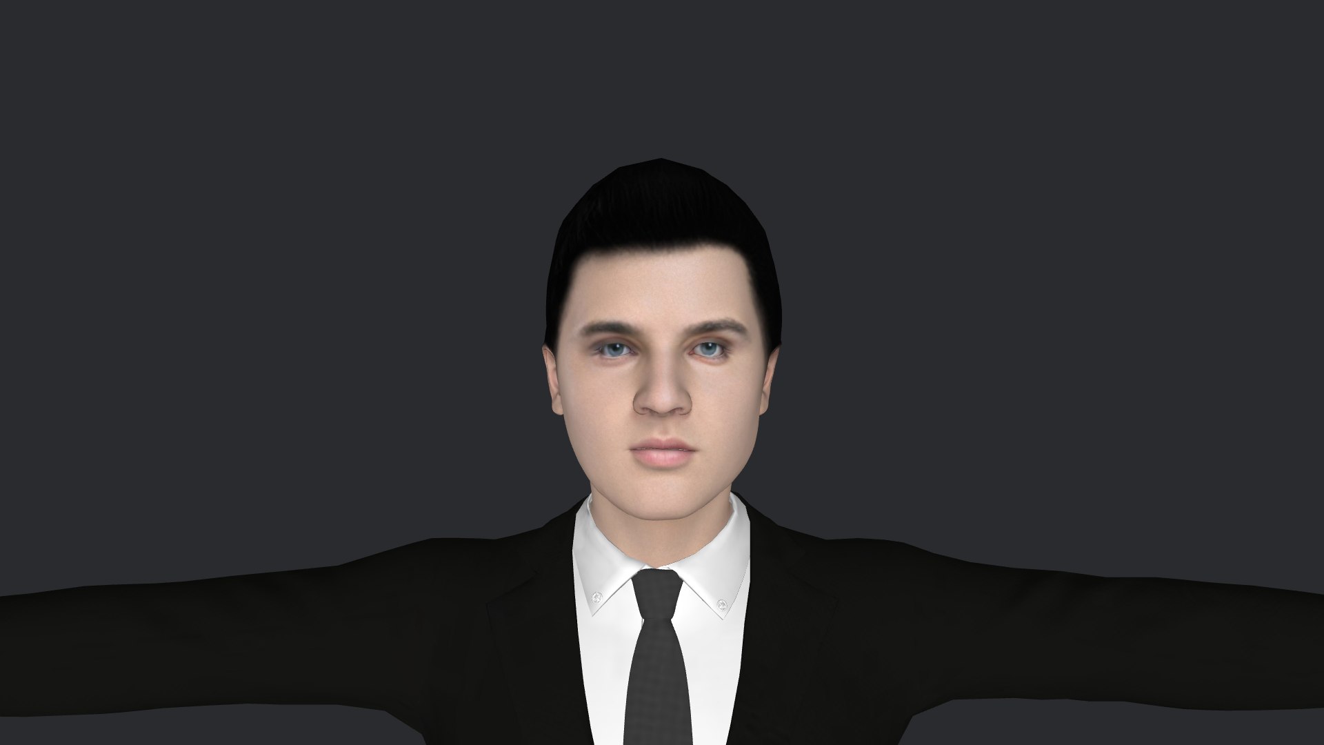 Elvis Presley Hyper Realistic Full Body Fully Rigged 3D Character ...