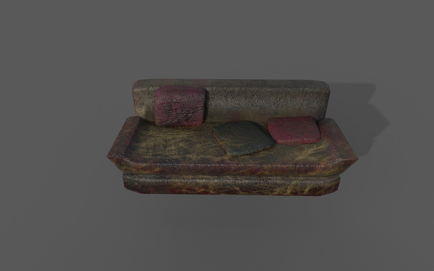 Haunted Mansion Bloodstained Couch Rustic Stairs 3D - TurboSquid 2121965