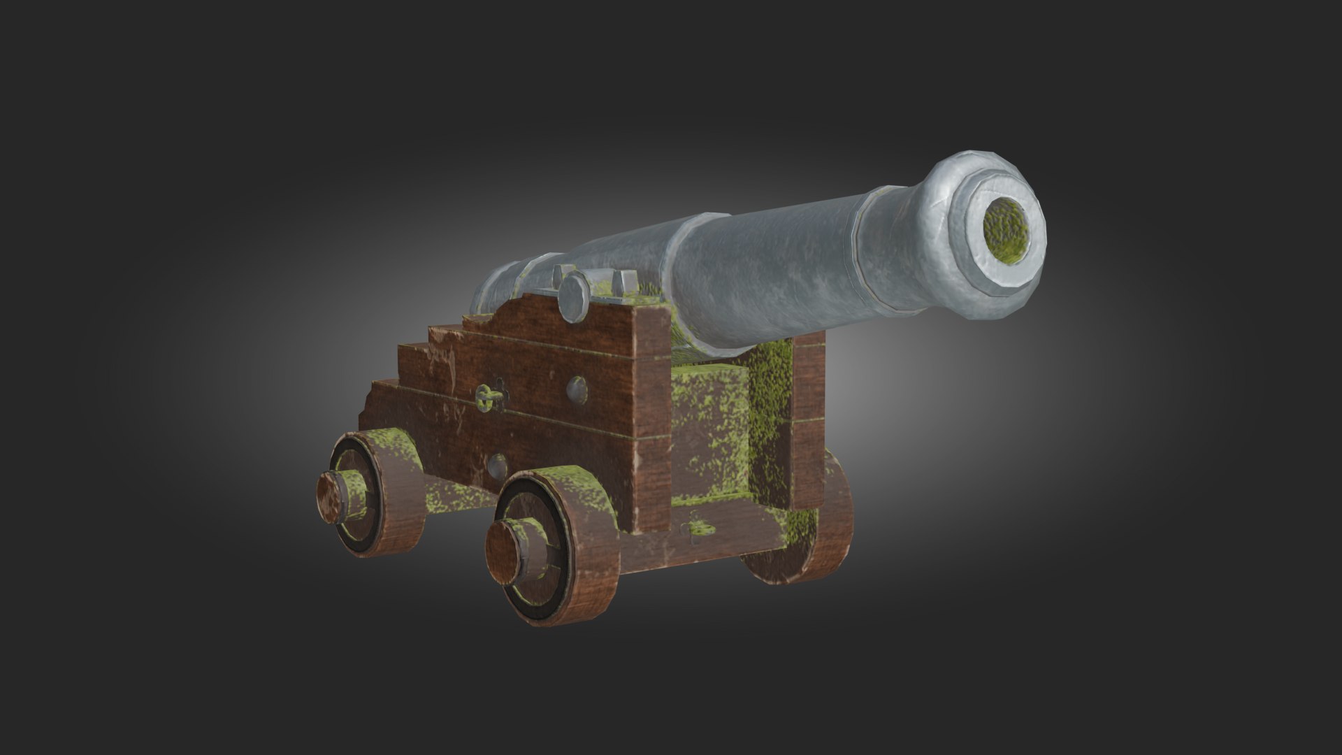 Ancient LowPoly Canon 3D Model 3D - TurboSquid 2317594