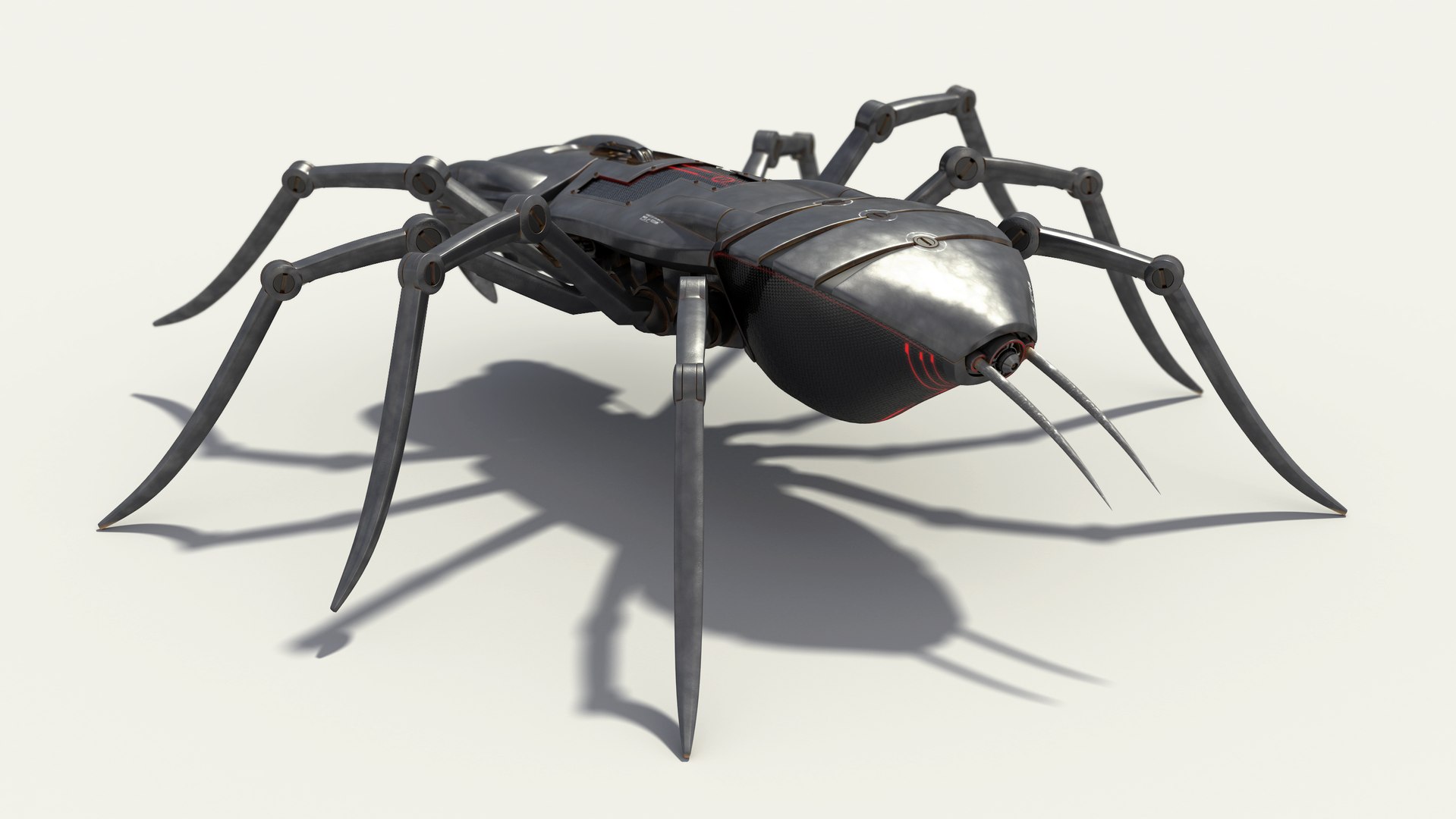 spider mechanic 3d obj