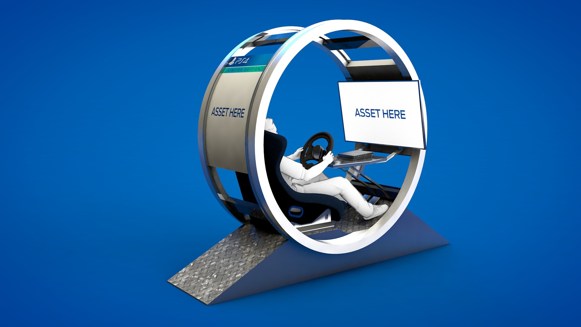 3D Racing Simulator Gt - TurboSquid 1291485