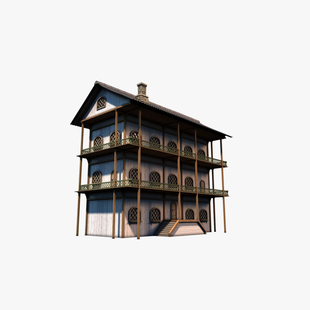 3D Cottage04 - TurboSquid 2008935