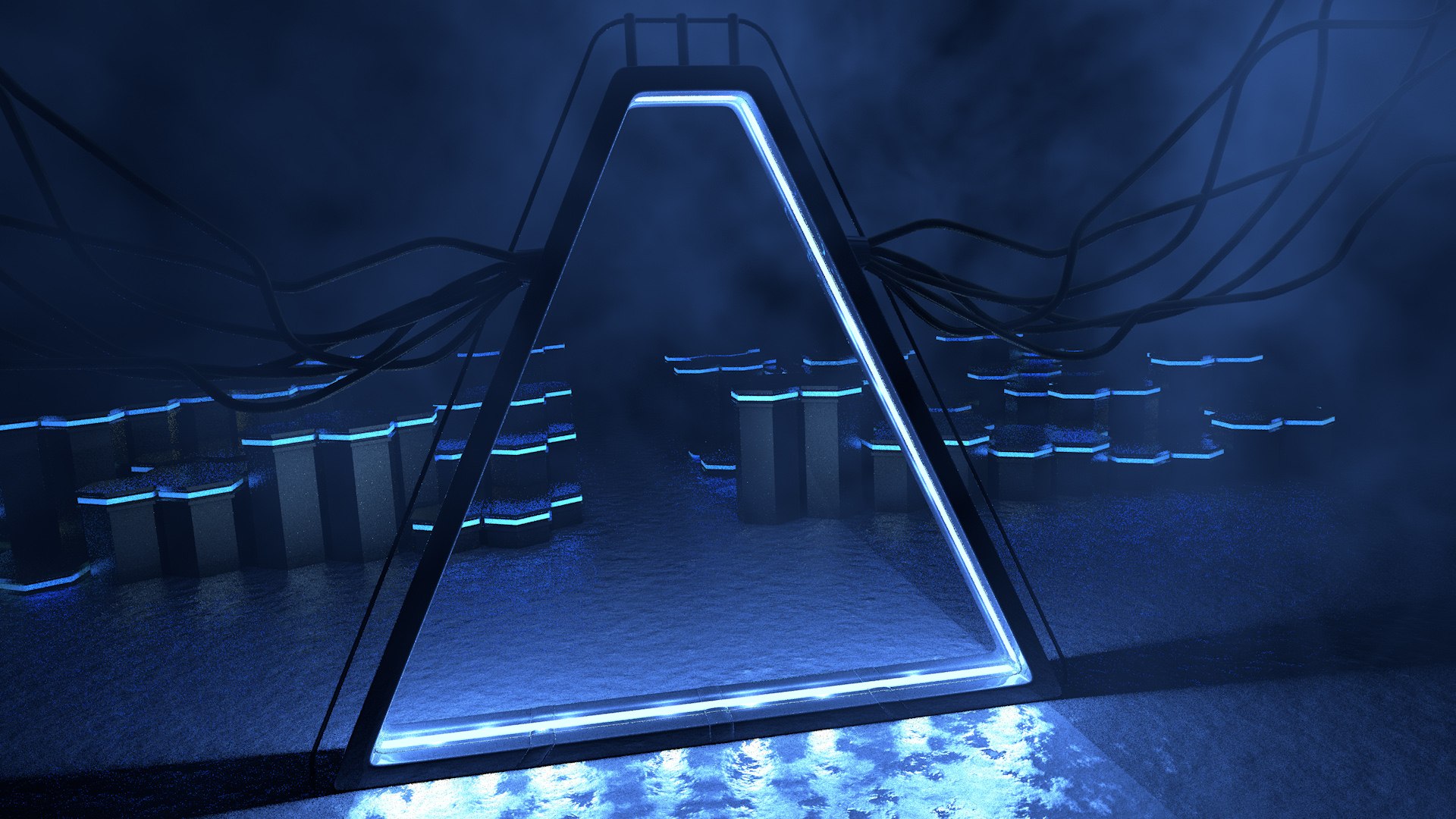 3D Concepts Neon Science Fiction Model - TurboSquid 1544191