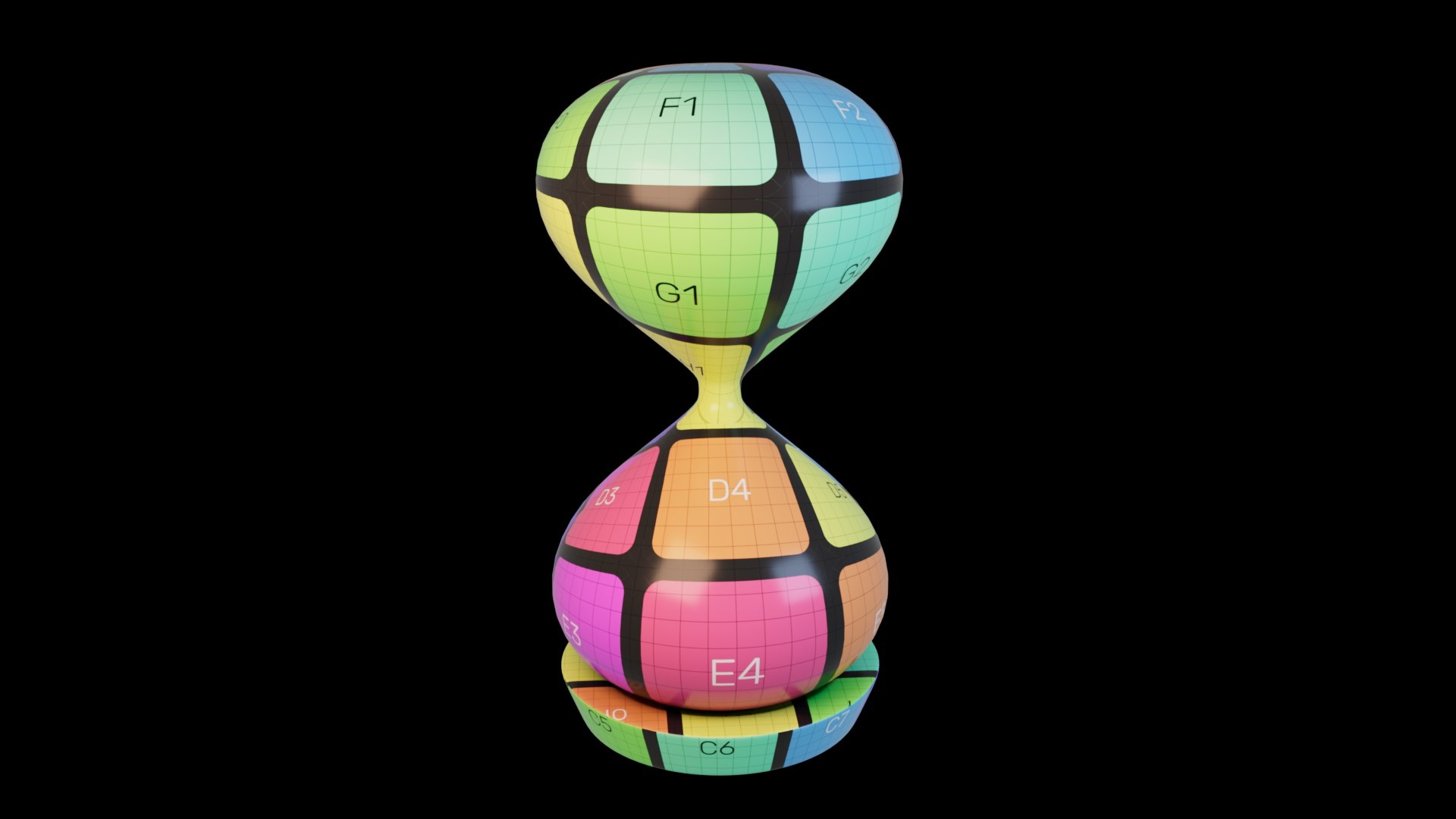 Hourglass 3D Model - TurboSquid 2365739